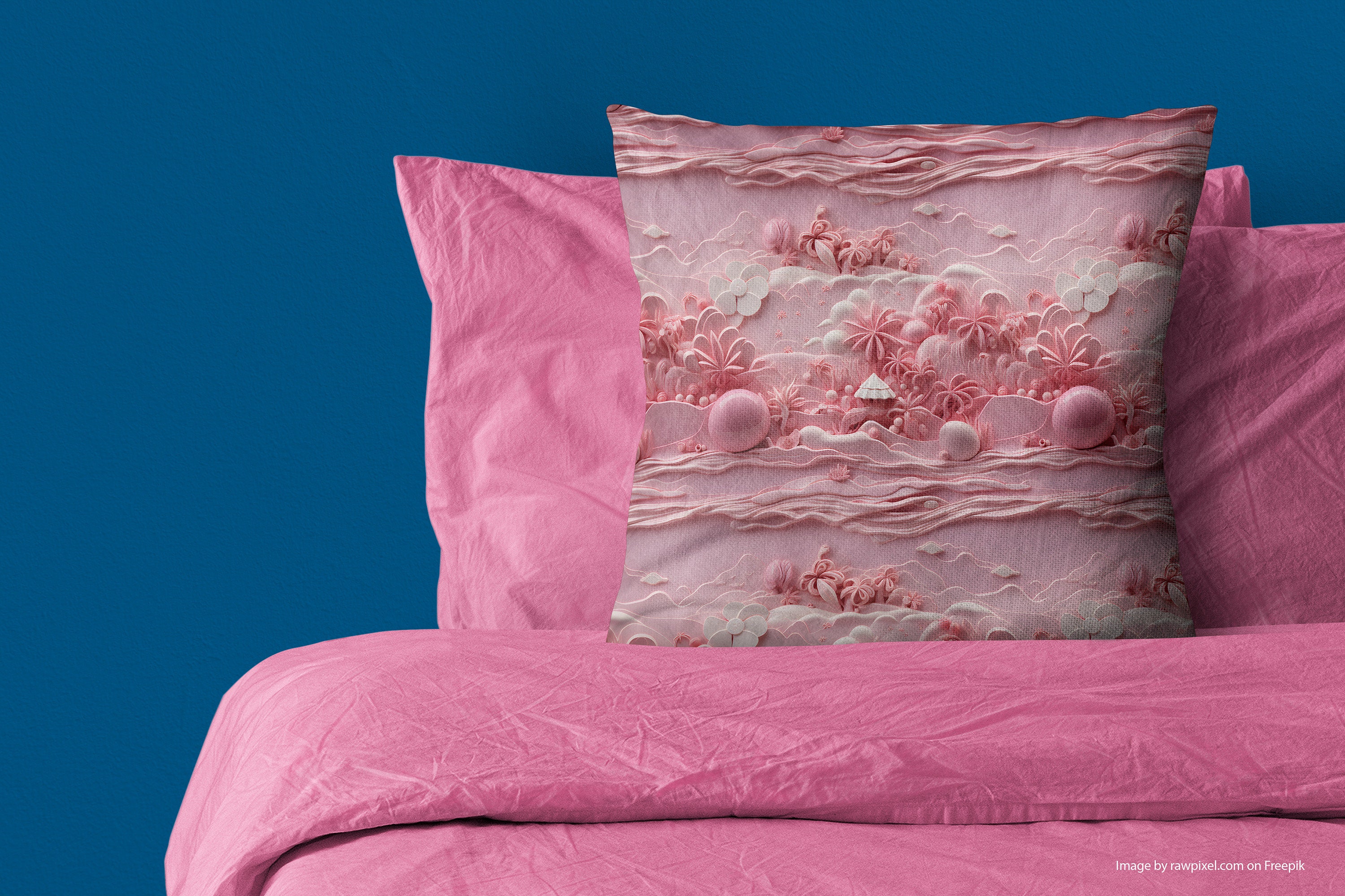 Barbie-inspired Pink Plastic Landscapes Pack - 12 Kitschy Digital Paper ...