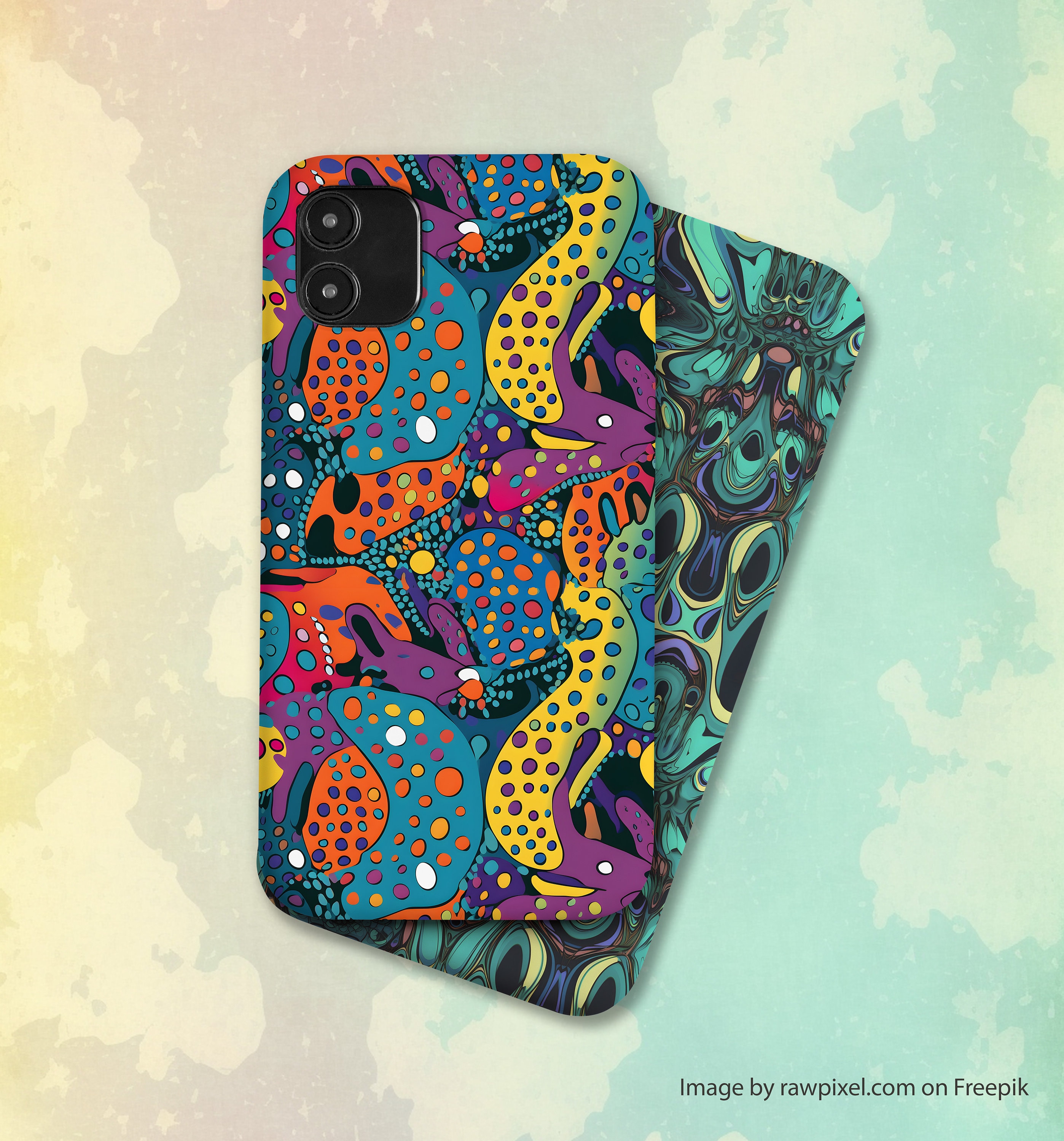 Psychedelic Seamless Digital Paper Patterns 10 Pack Colorful, Trippy ...