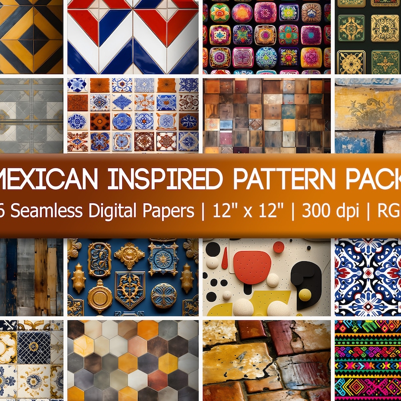 Mexican Wall Paper - Etsy