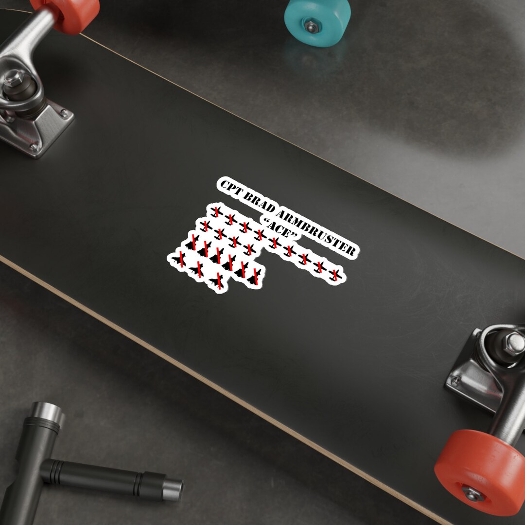 G.i.joe Inspired Ace Wins Count - Die-cut Sticker Decal Label Retro ...