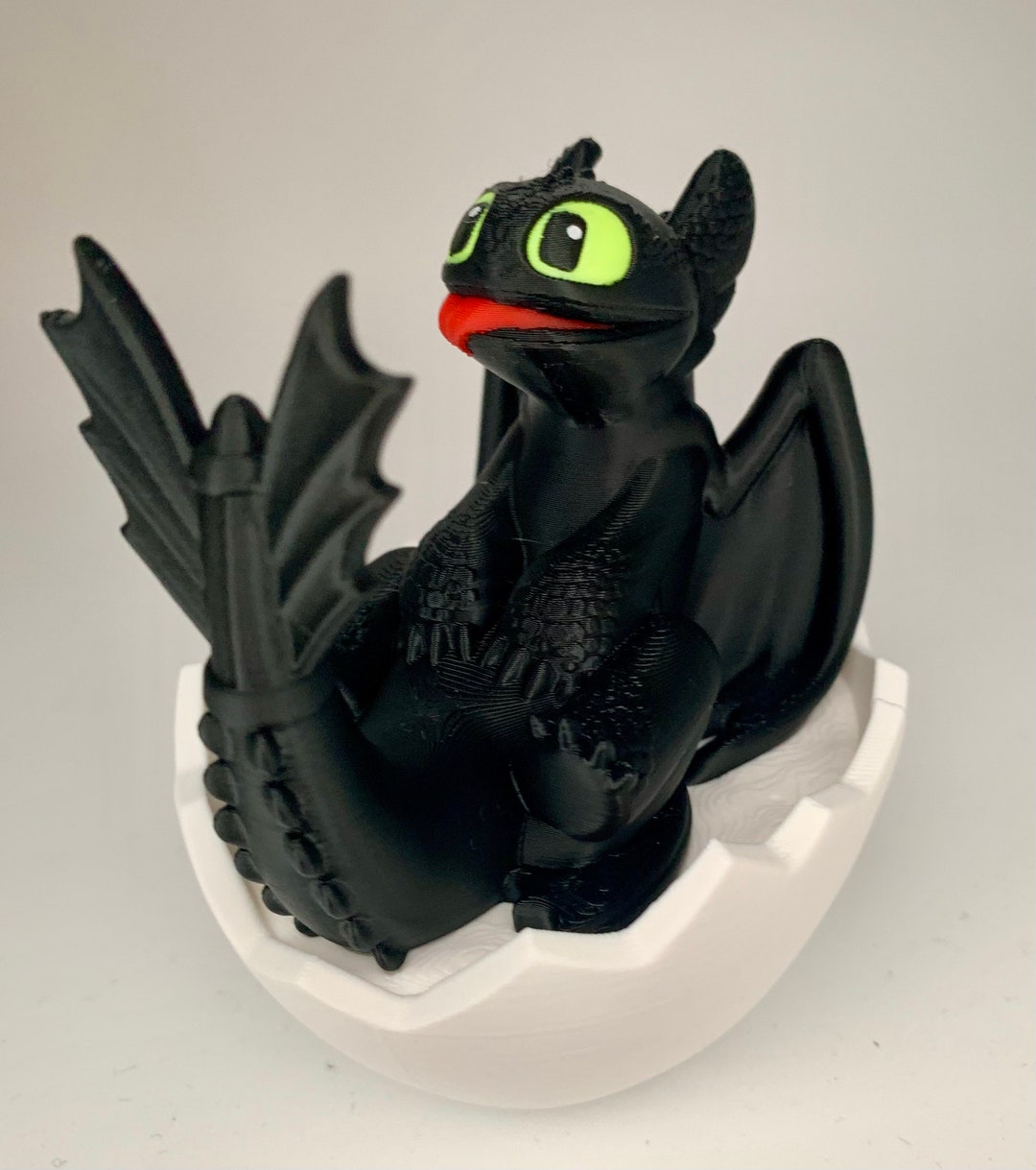 Toothless Dragon in Egg HTTYD - Etsy UK