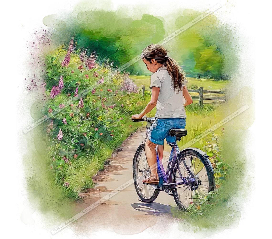 Girl Riding Bicycle Clipart girl Riding Bicycle Printable Clipart ...