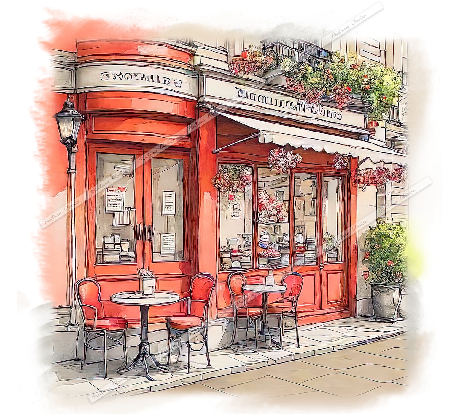 Watercolor Coffee Shop Clipart: 10 PNG Images (instant Download) - Etsy