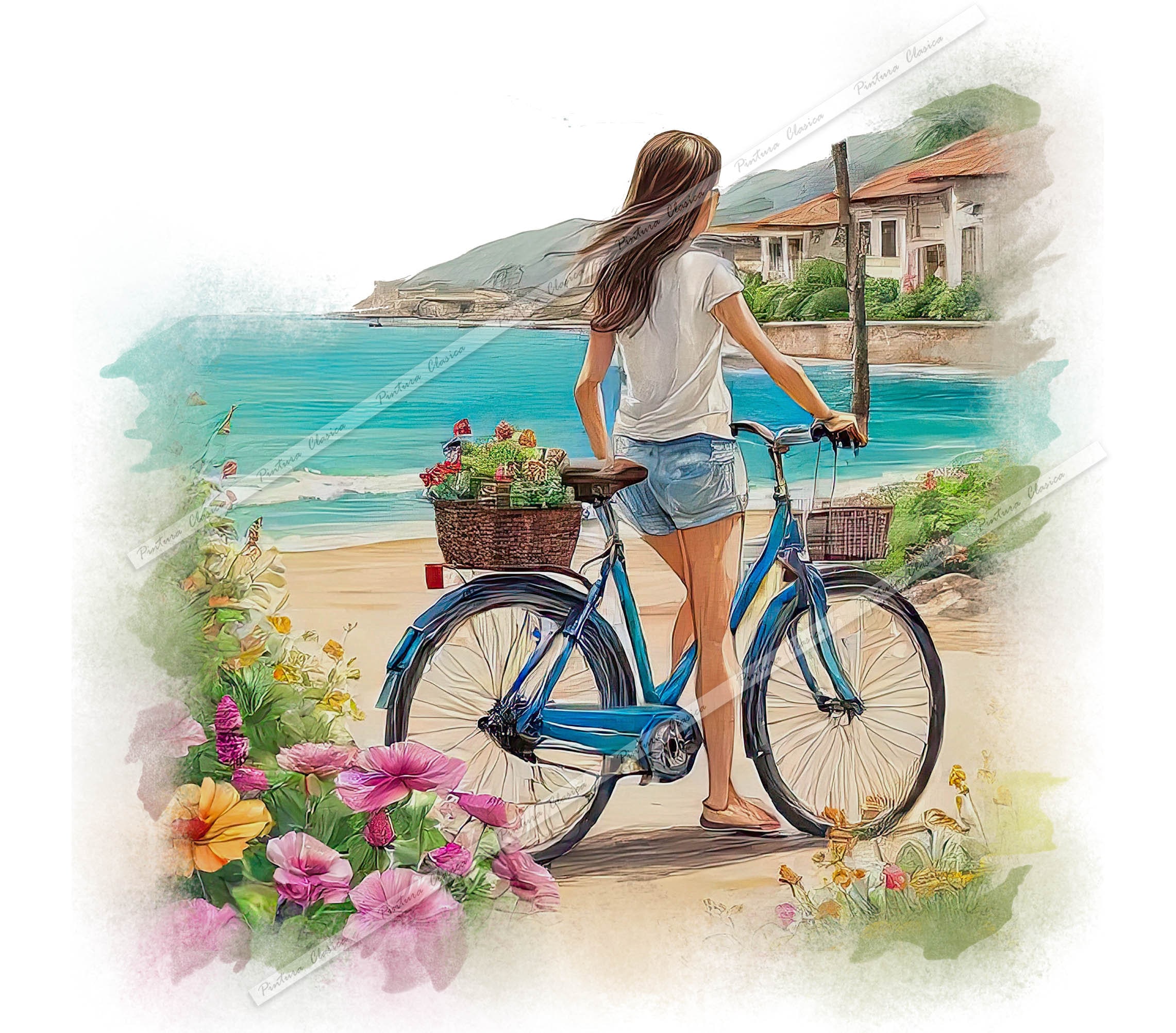 Girl Riding Bicycle Clipart girl Riding Bicycle Printable Clipart ...