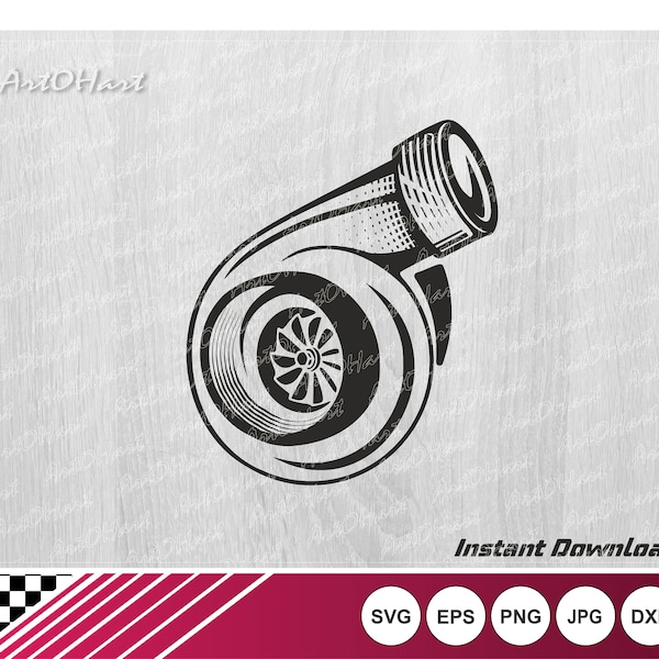 Turbo Sticker Svg - Etsy