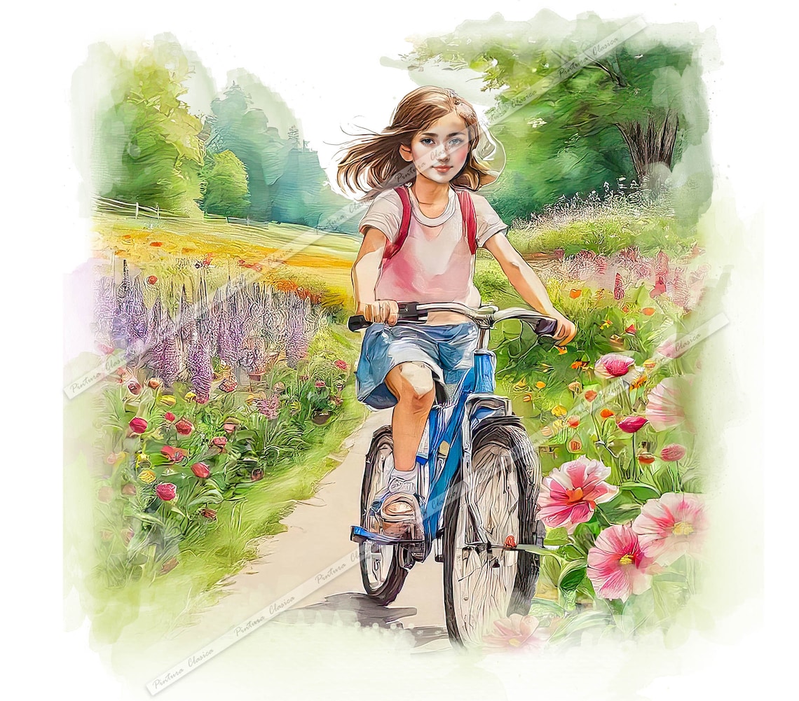 Girl Riding Bicycle Clipart girl Riding Bicycle Printable Clipart ...