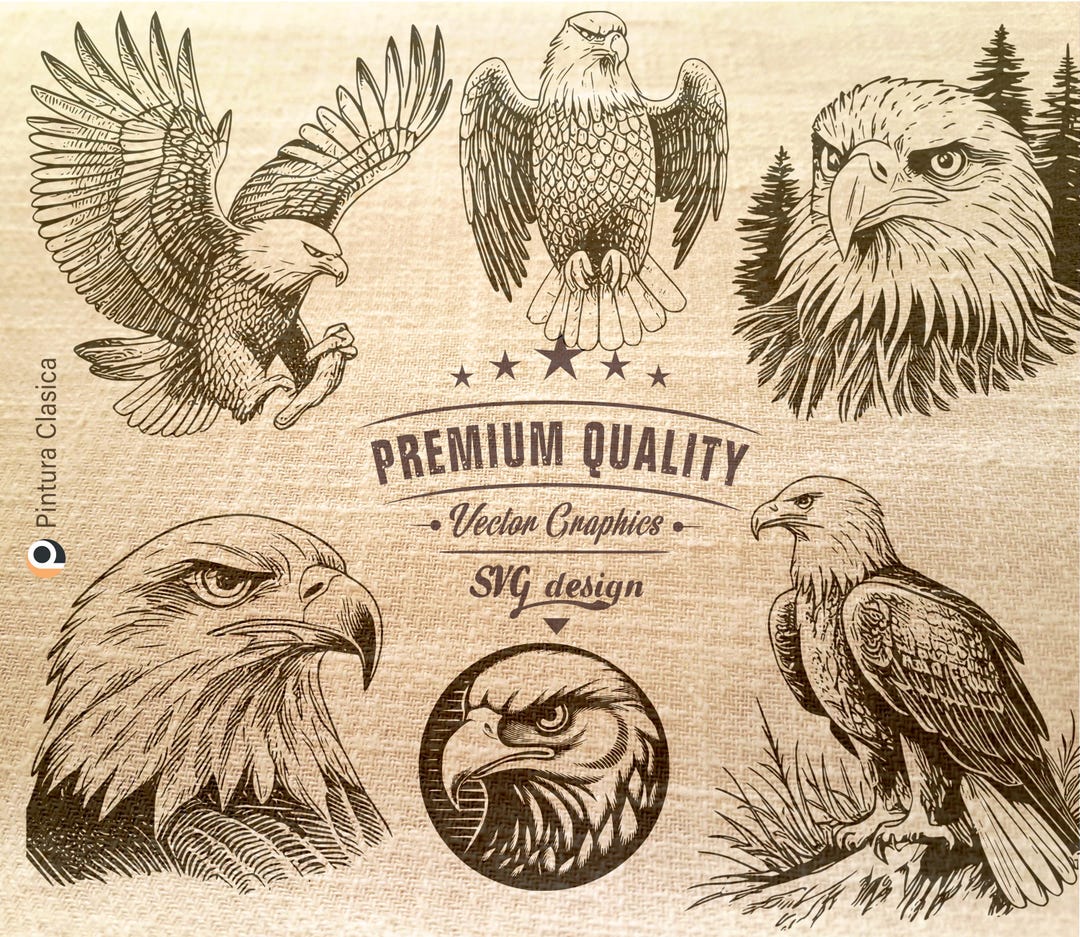 Eagle SVG, Clipart-printable Cut Files, Vector, Svg, Png, Eps. 24'high ...