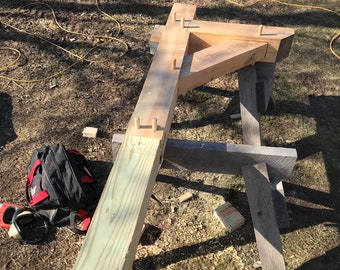 Heavy Timber Mailbox Post Plan - Etsy