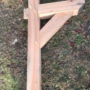 Timber Frame Mailbox Post - Etsy