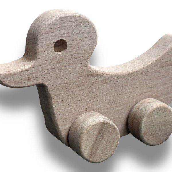 Wooden Duck Toy - Etsy