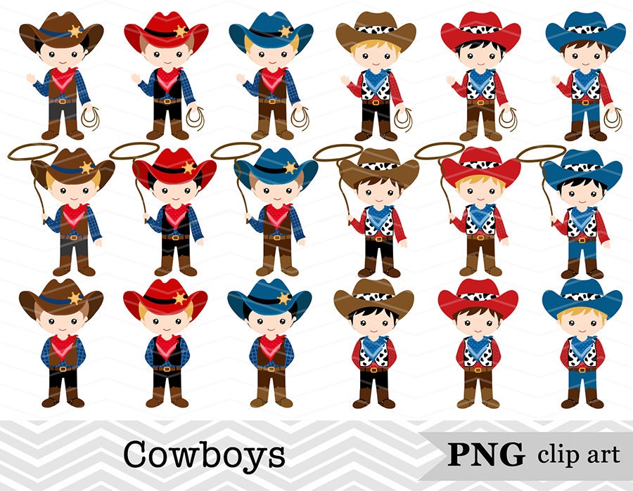 46 Little Western Cowboy Clip Art, Western Boy Clipart, Cowboy Clipart ...
