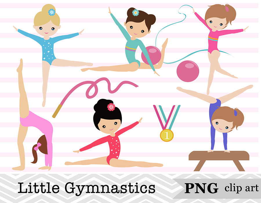 Howzat Gymnastics Clipart