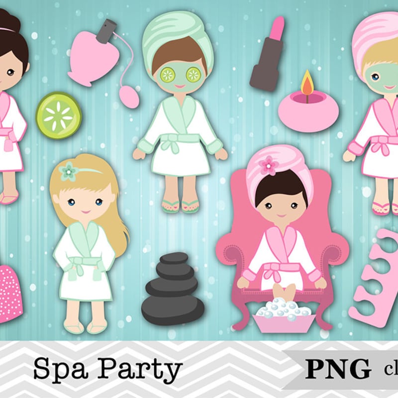 Spa Clip Art - Etsy