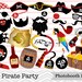 Printable Pirate Party Photo Booth Props, Pirate Birthday Party Photo ...