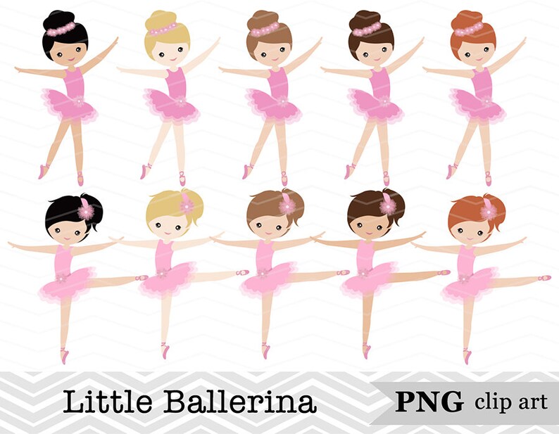 34 Little Ballerina Clip Art, Pink Ballerina Girl Clipart, Girl Dancing ...