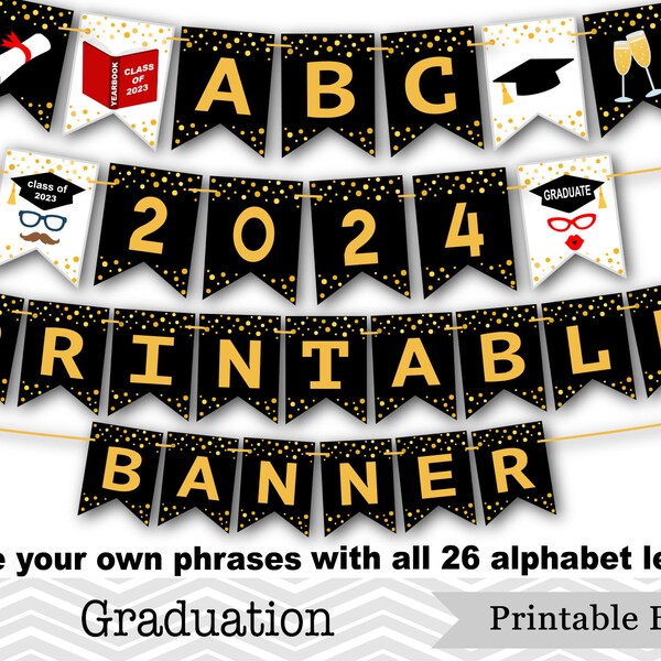 Graduation Bunting - Etsy