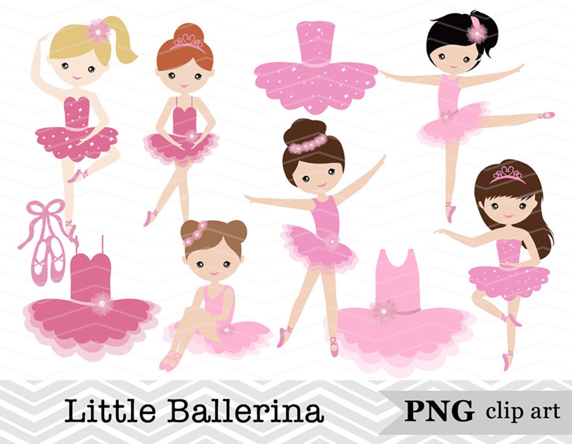 34 Little Ballerina Clip Art, Pink Ballerina Girl Clipart, Girl Dancing ...