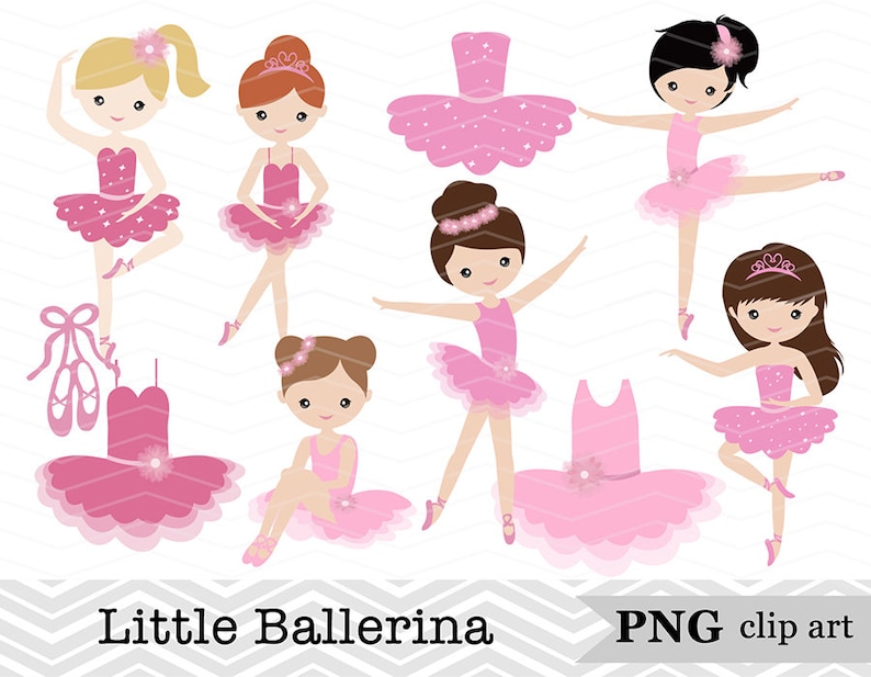 34 Little Ballerina Clip Art, Pink Ballerina Girl Clipart, Girl Dancing ...