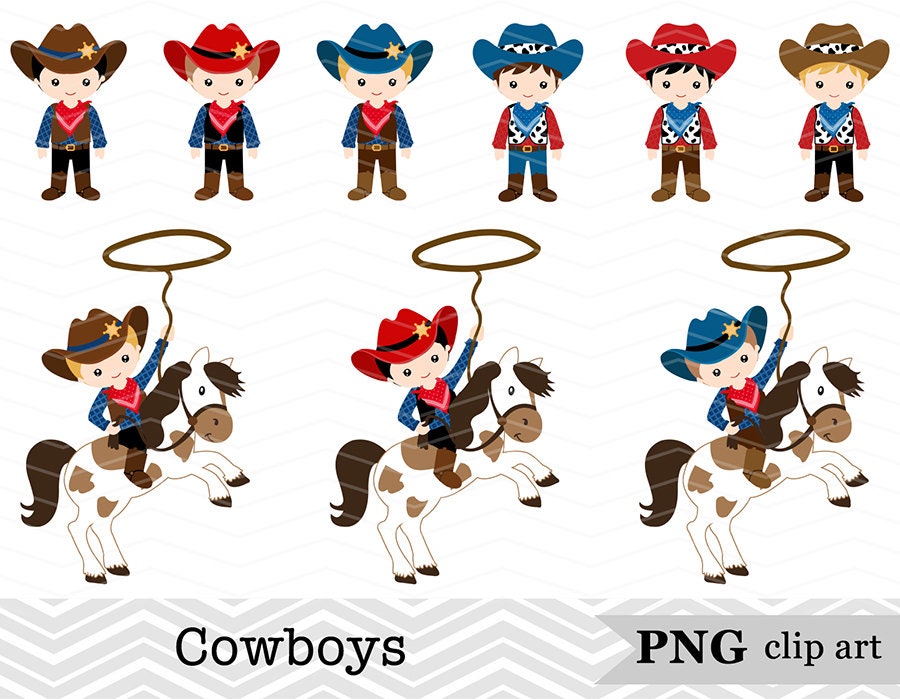 46 Little Western Cowboy Clip Art, Western Boy Clipart, Cowboy Clipart ...