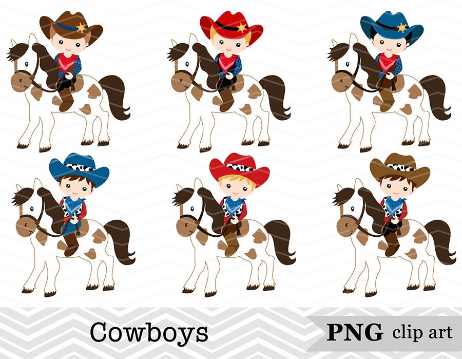 46 Little Western Cowboy Clip Art, Western Boy Clipart, Cowboy Clipart ...