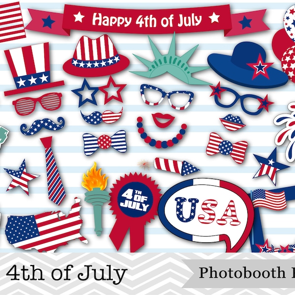 4th of July Photo Props - Etsy