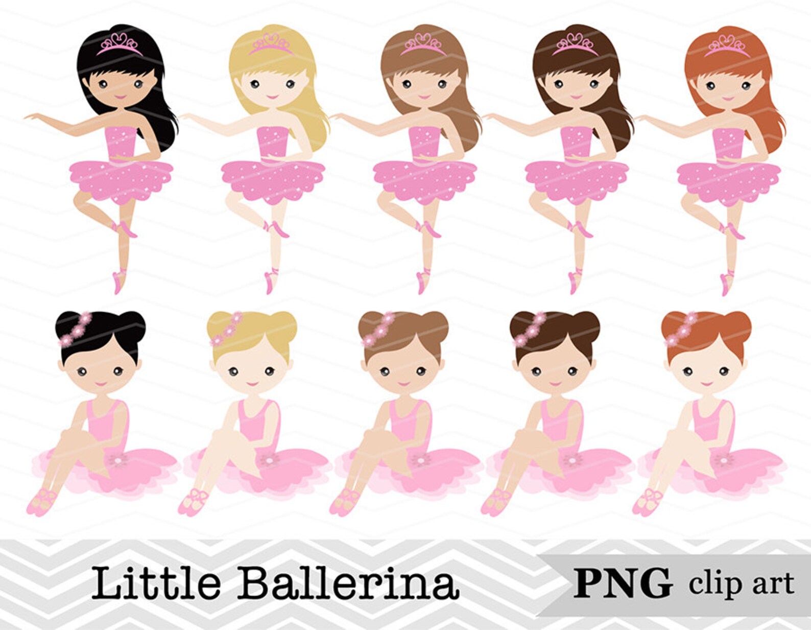 34 Little Ballerina Clip Art, Pink Ballerina Girl Clipart, Girl Dancing ...