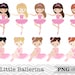 34 Little Ballerina Clip Art, Pink Ballerina Girl Clipart, Girl Dancing ...