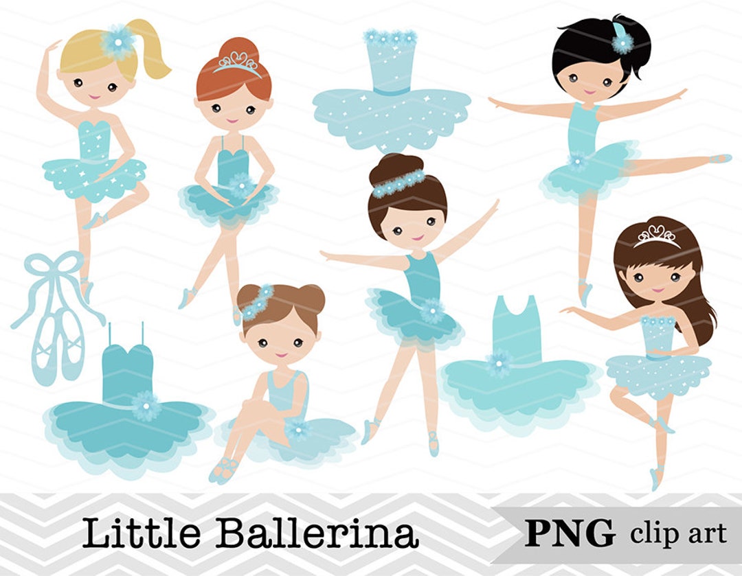 34 Little Ballerina Clip Art, Blue Ballerina Girl Clipart, Girl Dancing ...