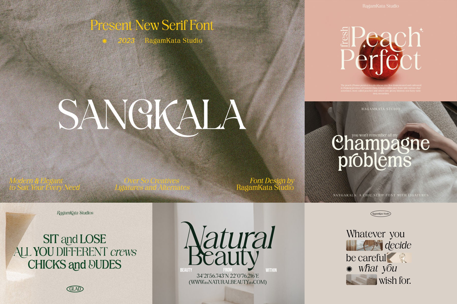 Retro Modern Font Bundle Collection - Cricut Fonts, Procreate Fonts ...