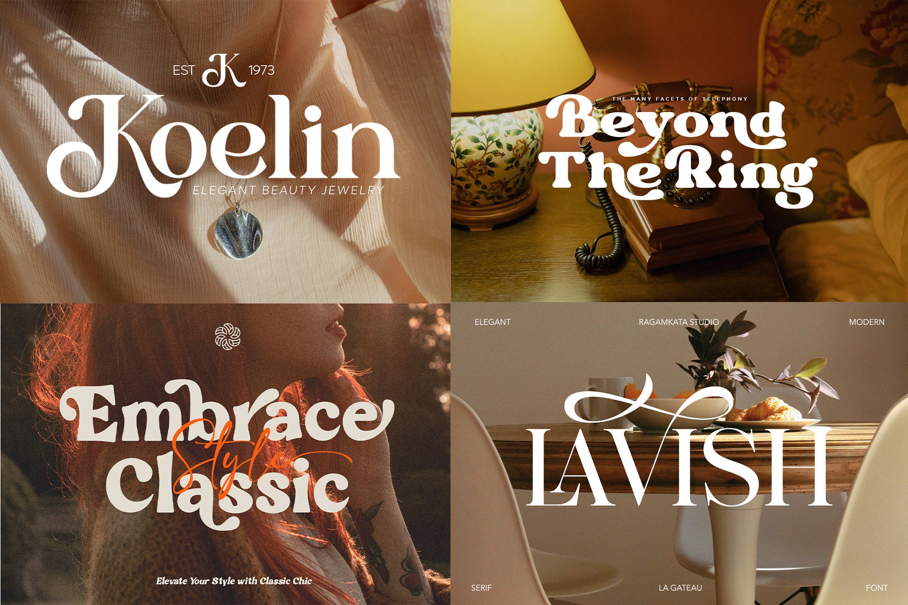 Font Bundle Diverse Styles , Branding Font, Elegant Font, Luxury Font ...
