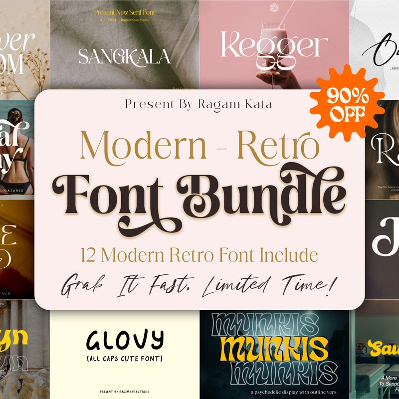 Modern Font - Etsy