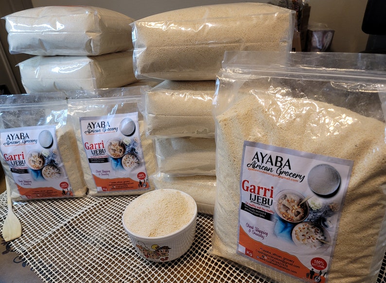 Garri Ijebu - Clean , Stone and Dirt Free - Etsy
