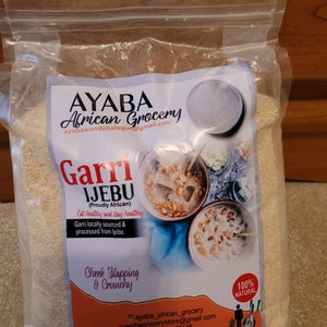 Garri Ijebu - Clean , Stone and Dirt Free - Etsy