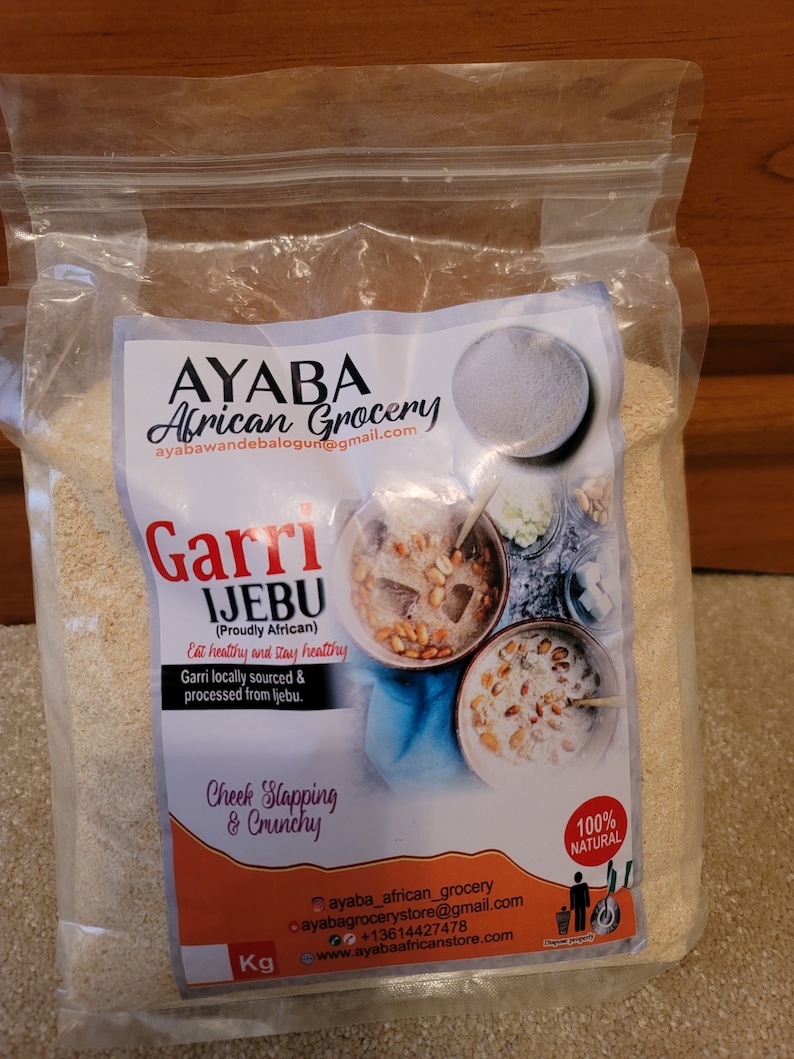 Garri Ijebu - Clean , Stone and Dirt Free - Etsy