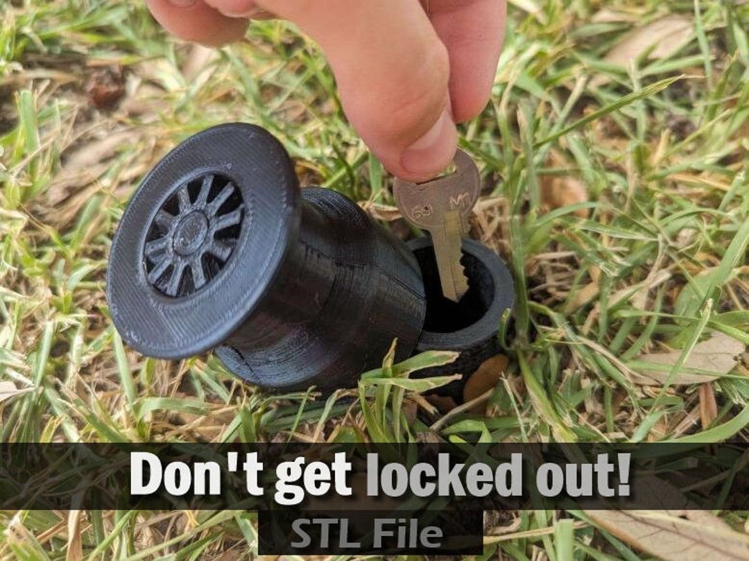 STL File Realistic Sprinkler Key Hider/holder, Water Resistant ...