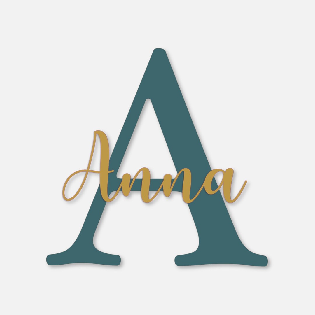 Wood Name Sign for Nursery, Room Decor, Baby Boy Name Plate ...