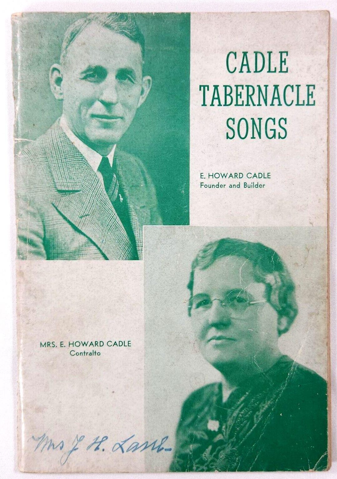 1940s Cadle Tabernacle Songs Songbook Hymnals Vintage Hymns Sunday ...