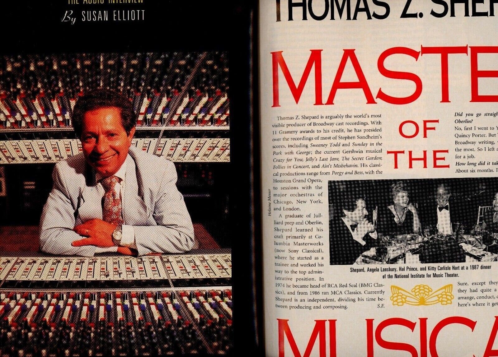 Audio Magazine 1993 Nov Tom Shepard DGX DDA-1 Neumann Audioquest Sota ...