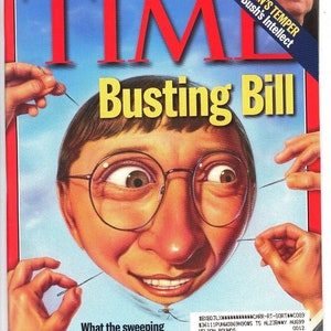 Time Magazine Nov 1999 Bill Gates Microsoft Mccain Bush Iran Almodovar ...