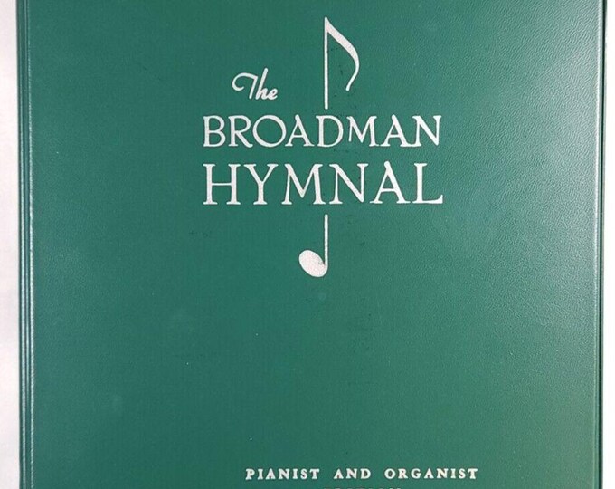1940 the Broadman Hymnal Pianist & Organist Edition Loose Leaf Spiral ...