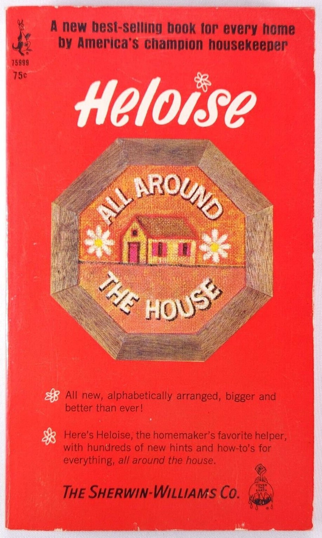 1968 Heloise All Around the House Pocket Book Trad Wife SAHM Housewife ...