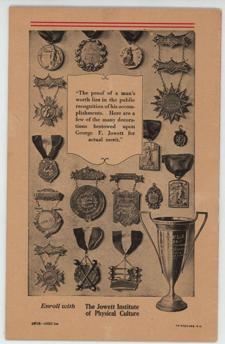 1930 Nerves of Steel Muscles Like Iron George Jowett Bodybuilding ...