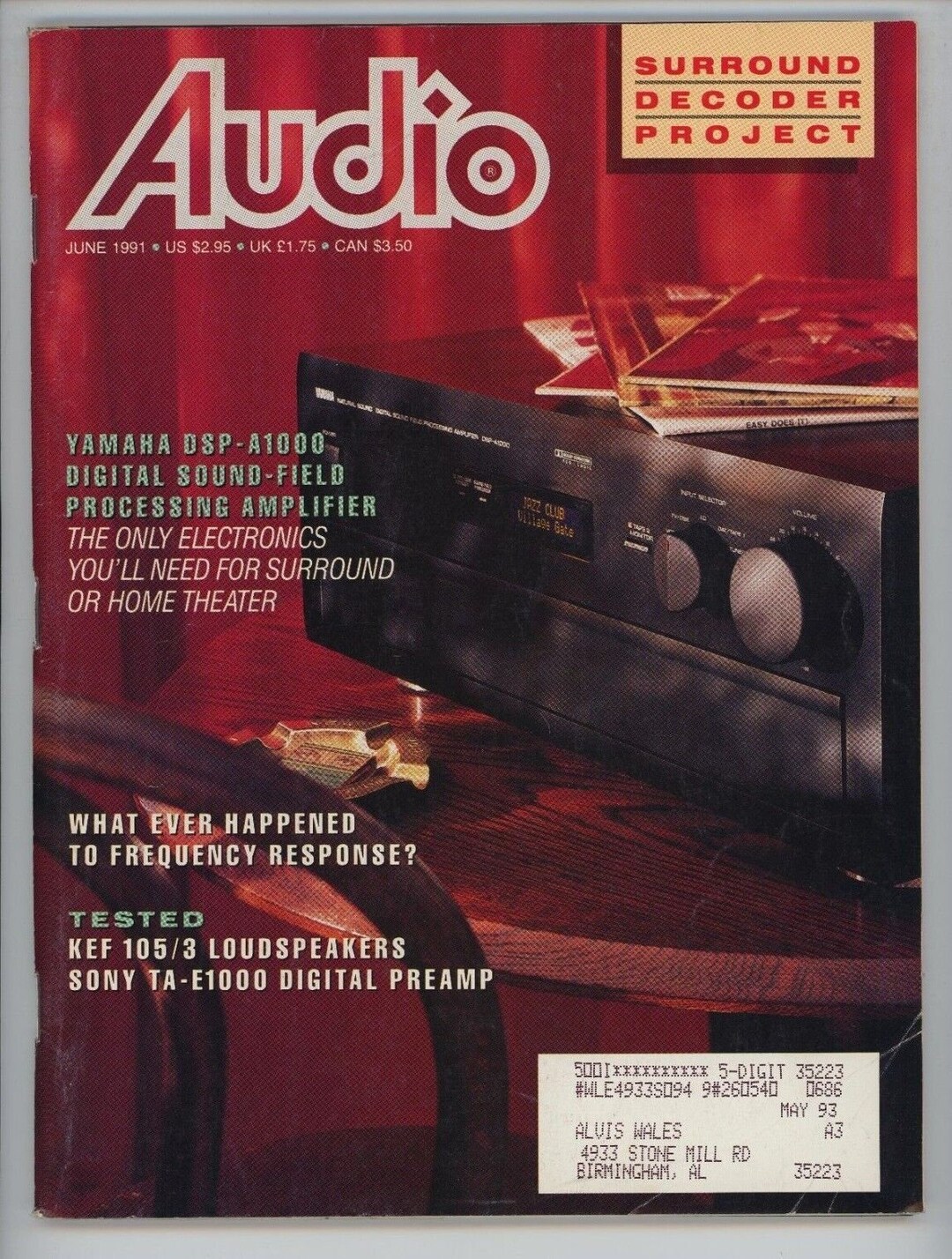Audio Magazine 1991 June World Saxophone Quartet Sonic Restoration ...
