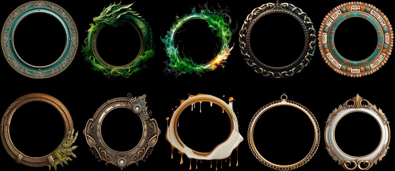 VTT Token Frames/token Token Pack 13 - Etsy