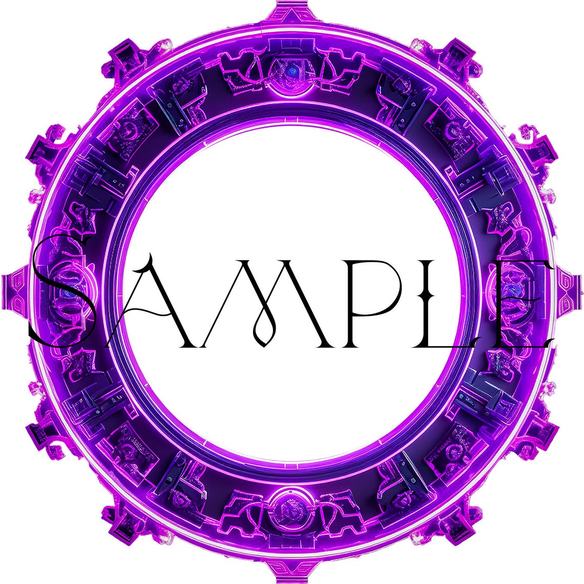 VTT Token Frames/token Border Arcane Techno Circle - Etsy