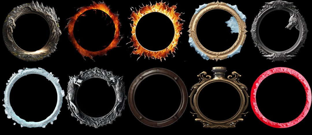 VTT Token Frames/token - Token Pack 2 - Etsy