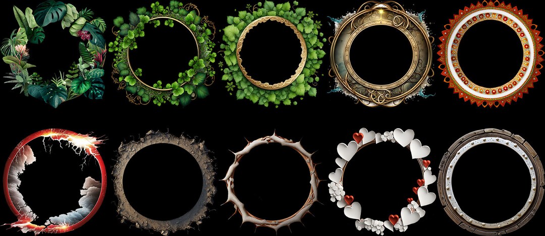 VTT Token Frames/token - Token Pack 7 - Etsy