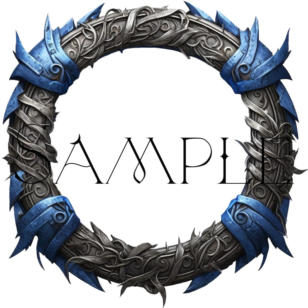 VTT Token Frames/token Border Blue Plate Armor - Etsy