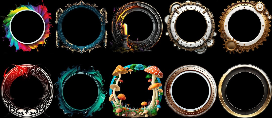 VTT Token Frames/token - Token Pack 10 - Etsy