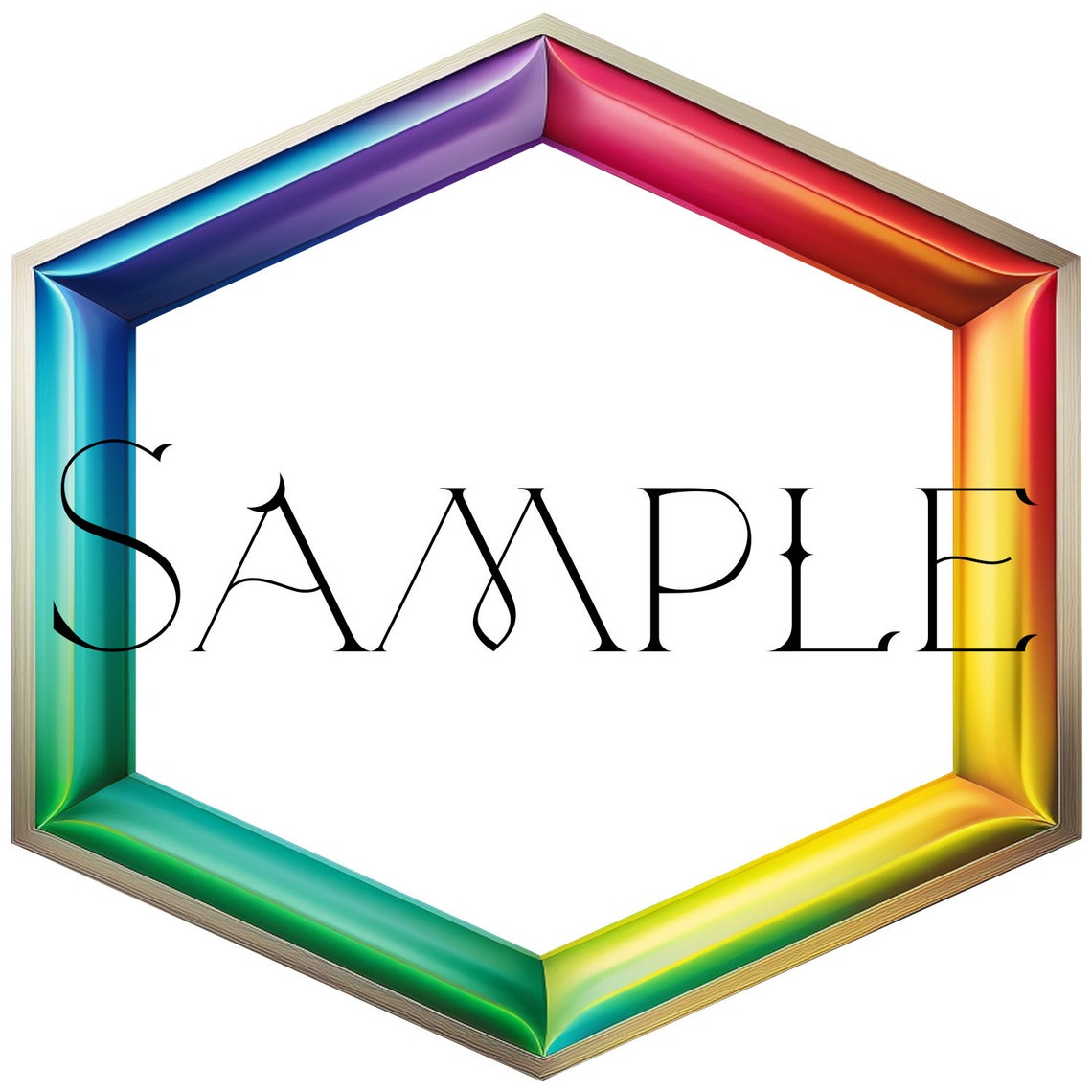 VTT Token Frames/token Border Hex Soft Rainbow - Etsy